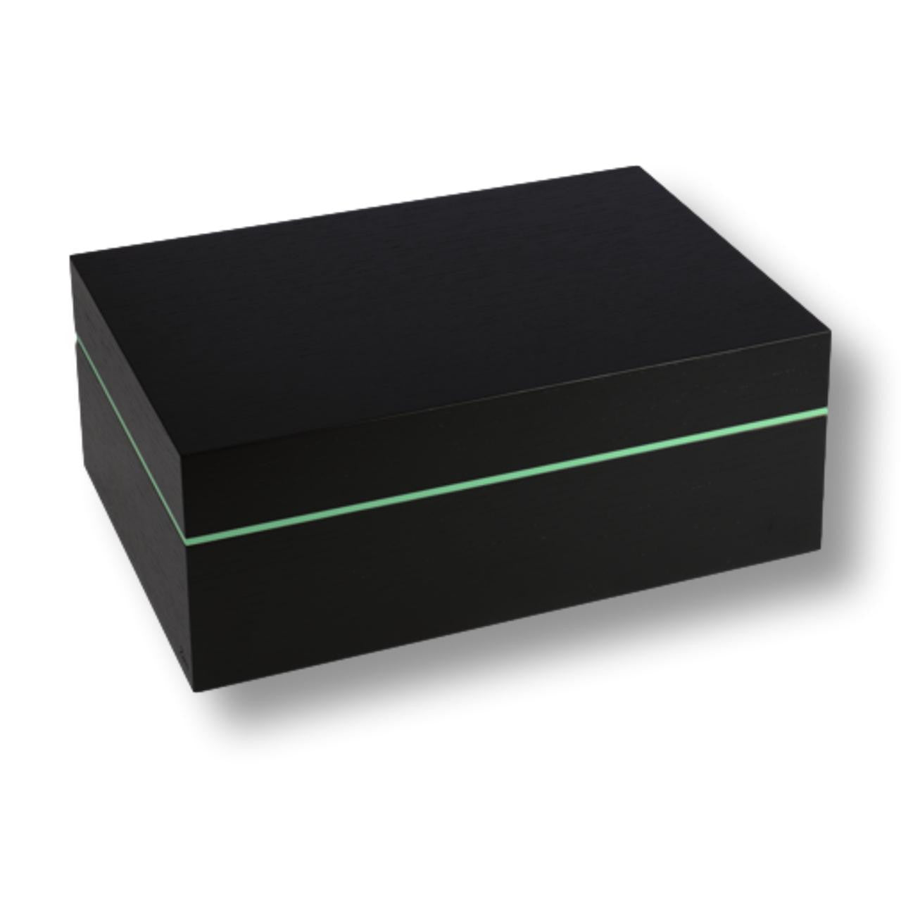 Zino Davidoff Z80 Grey Oak and Cyan 80-Cigar Desktop Humidor ...