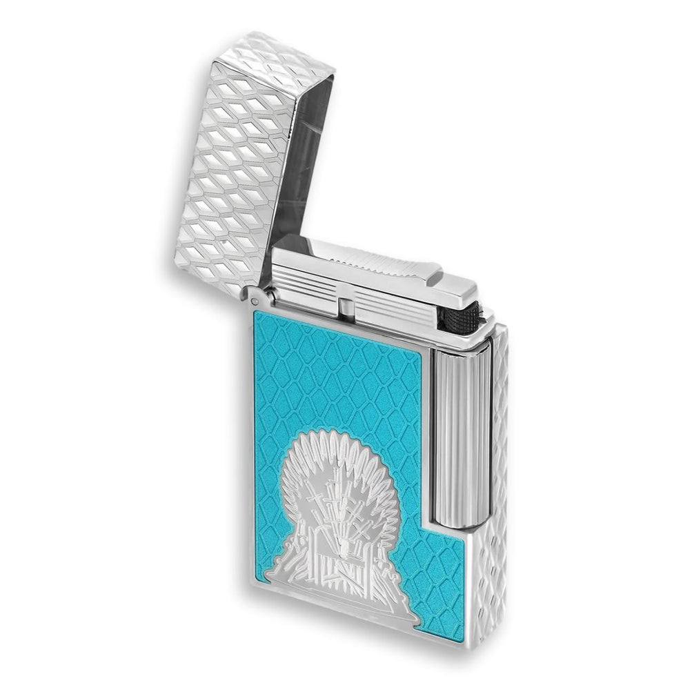 S.T. Dupont Game of Thrones Ice Line 2 Double Soft Flame Cigar Lighter ...