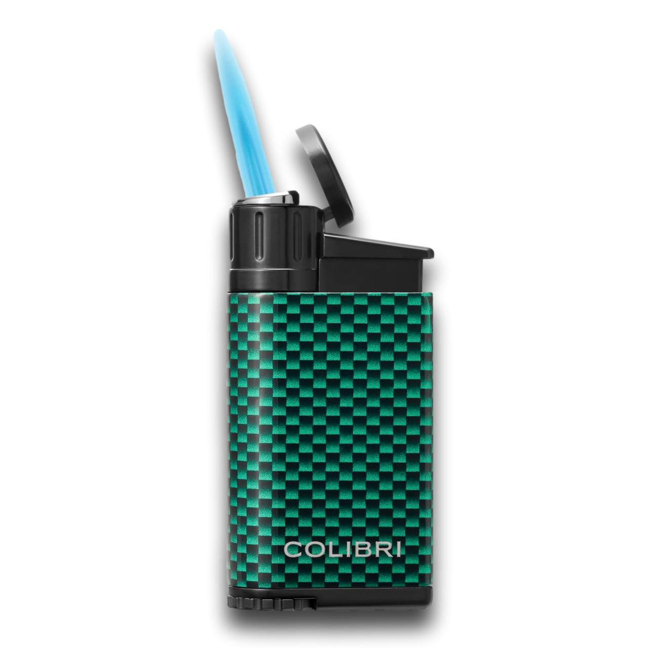 Colibri Evo Torch Flame Single Jet Cigar Lighter - Carbon Fiber Series ...