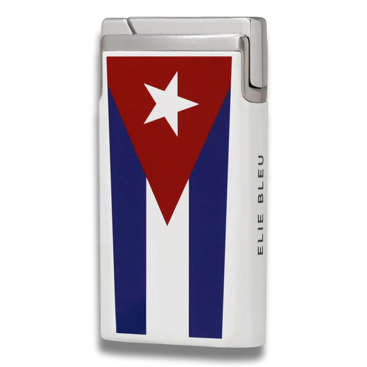 Elie Bleu Cuban Flag J-15 Torch Flame Single Jet Cigar Lighter ...