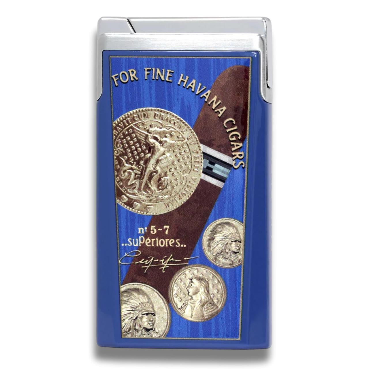 Elie Bleu Medals J-15 Torch Flame Single Jet Cigar Lighter – Northwoods ...