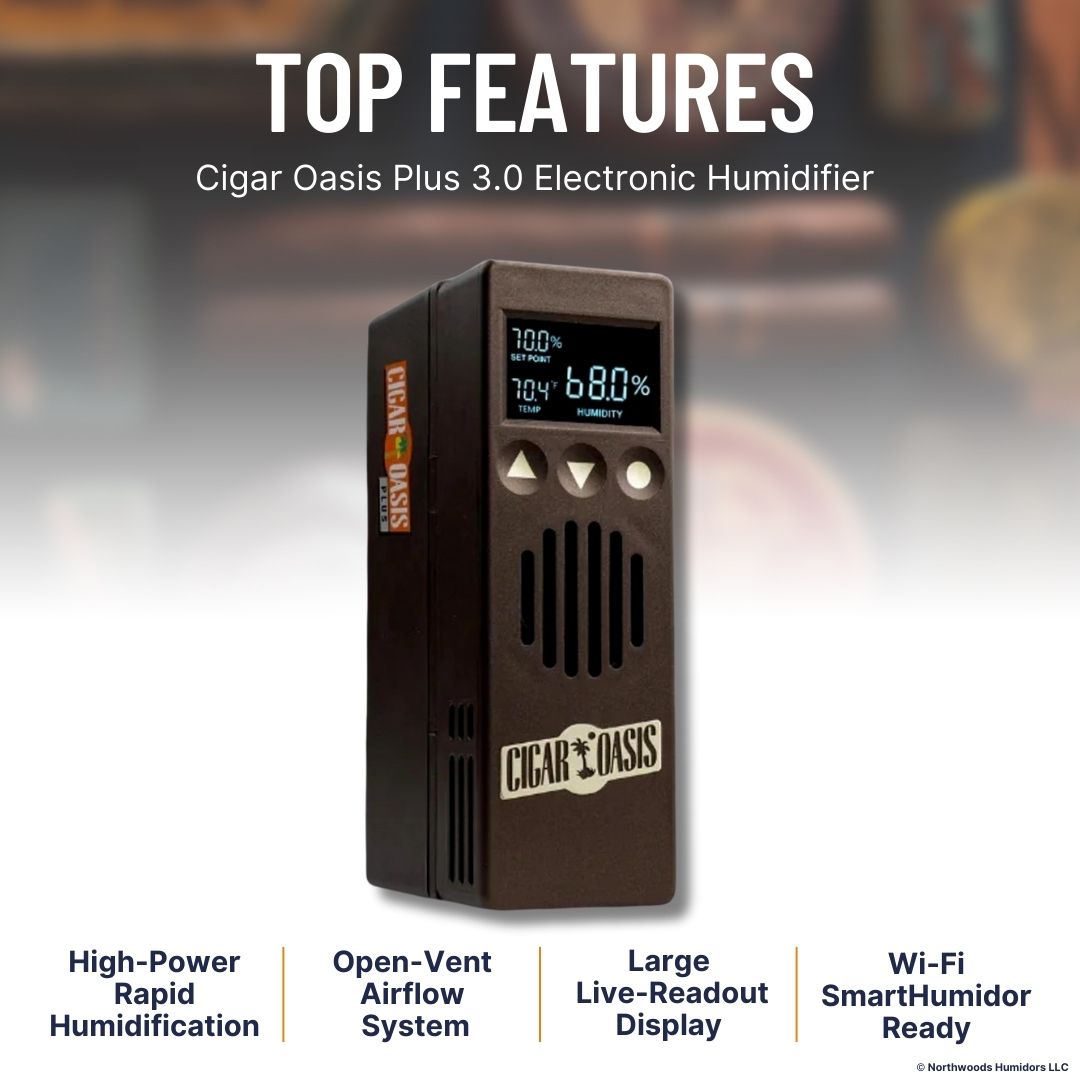 Cigar Oasis Plus 3.0 Electronic Humidifier – Northwoods Humidors