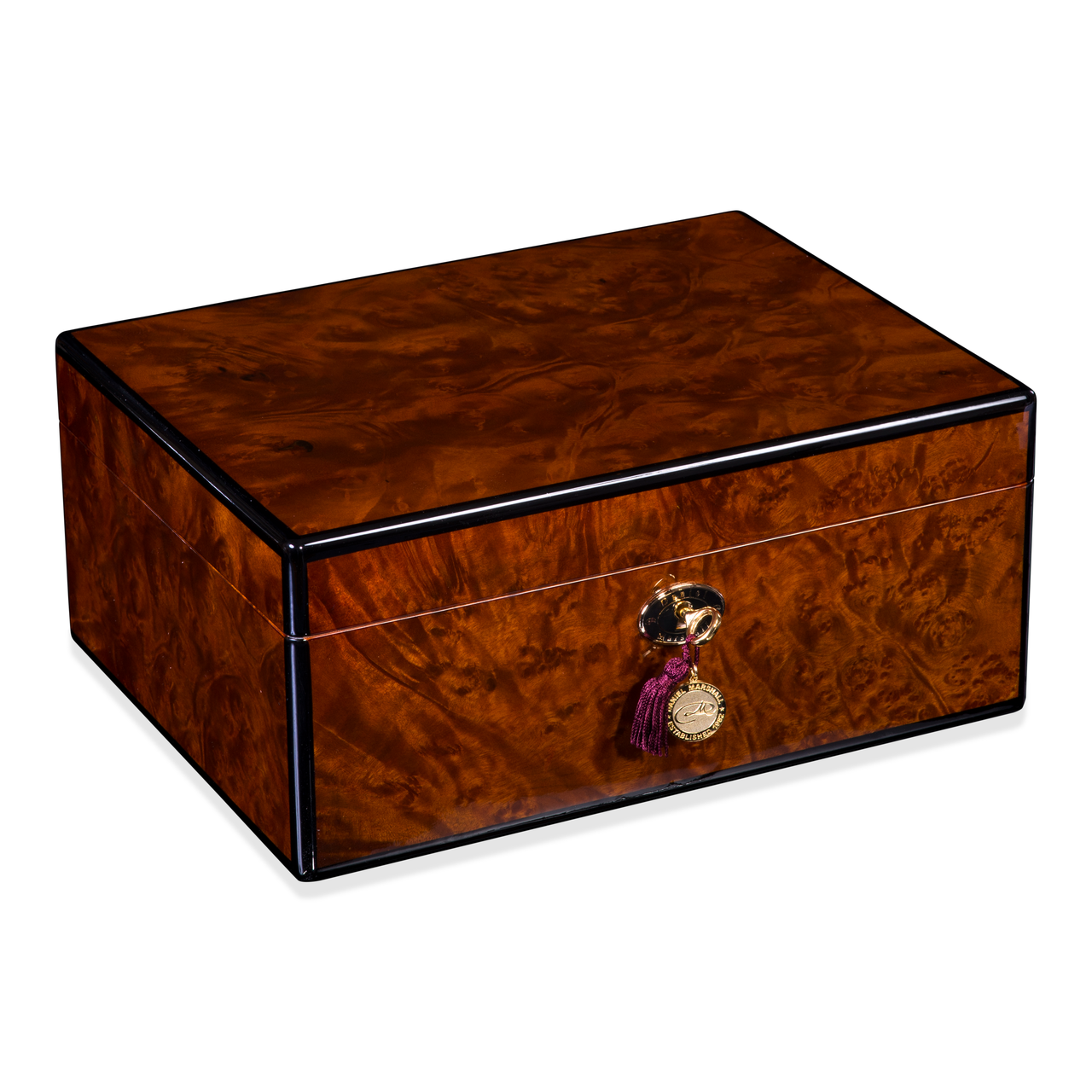 Daniel Marshall 30100 Signature Series 100-Cigar Humidor - Precious Bu ...