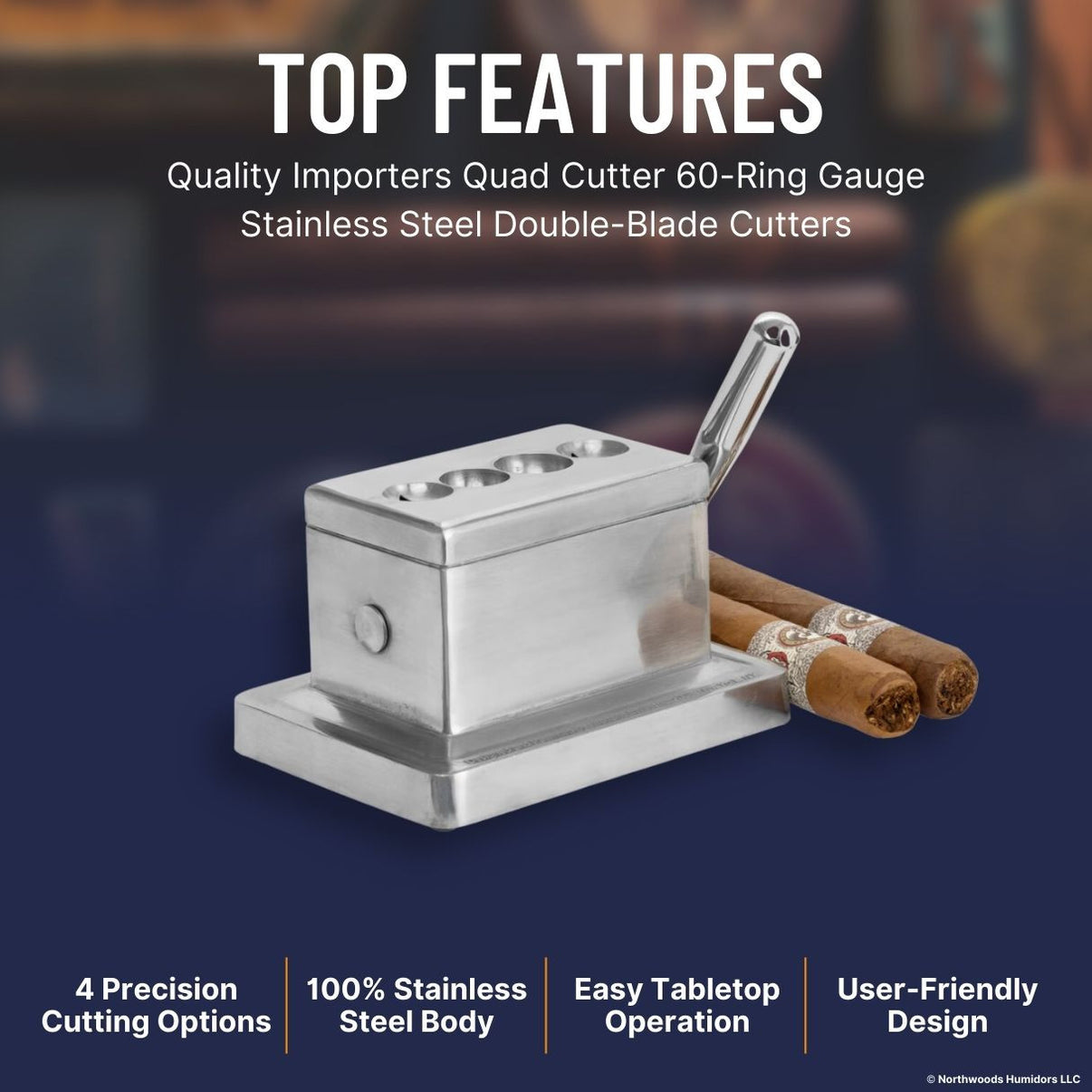 Quality Importers Quad Cutter 60-Ring Gauge - Stainless Steel Double-B ...